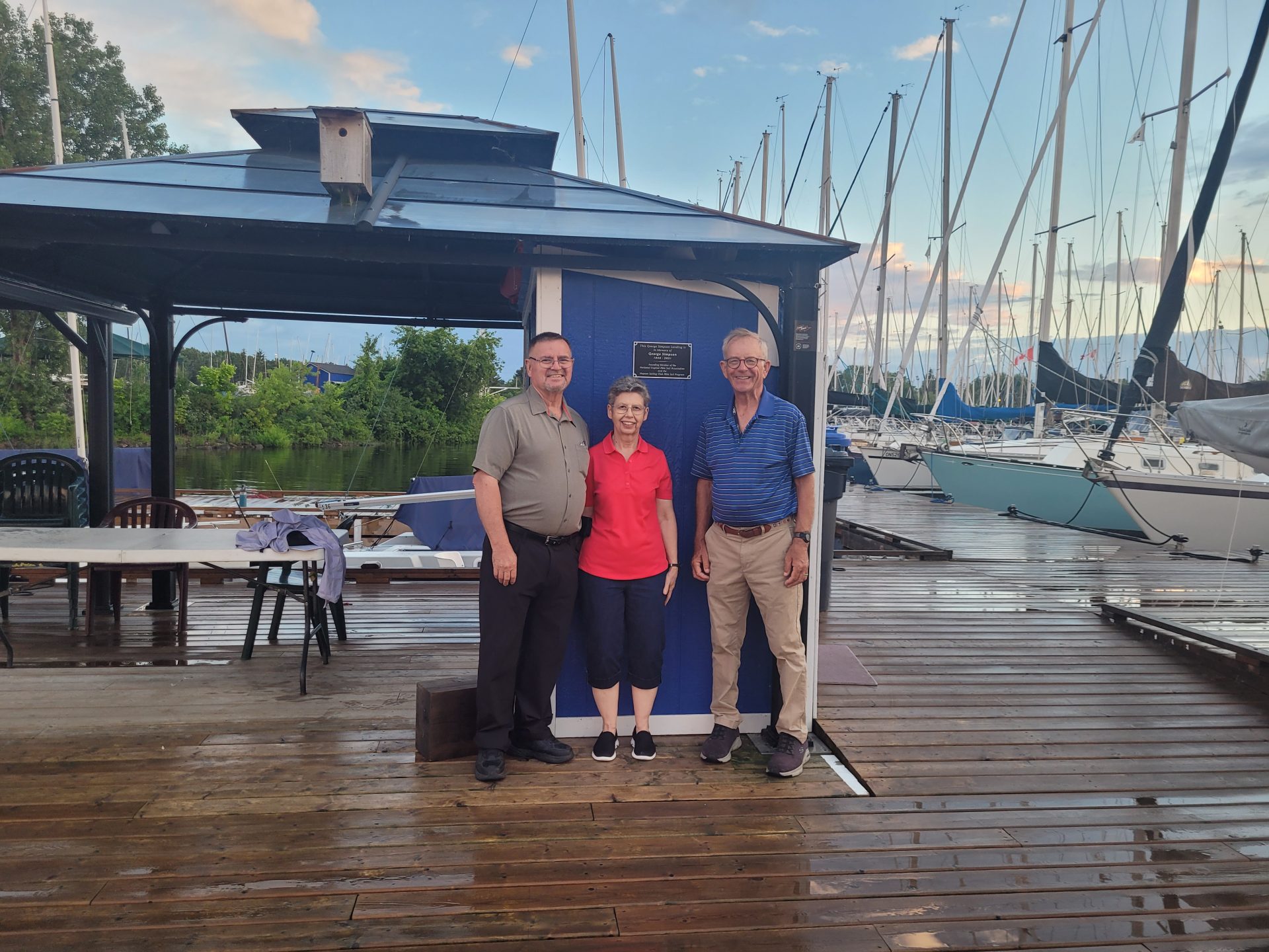 Able Sail Dock Officially Dedicated as the George Simpson Landing ...